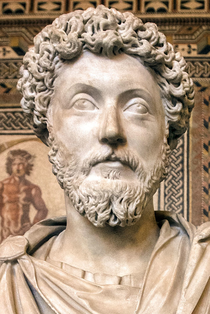 Zitate aus der Antike: Sei wie ein Fels - Promontorii instar esse